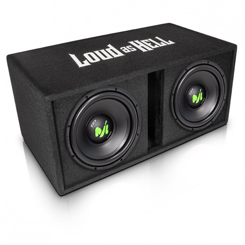 LOUD AS HELL 4×8" + 2×12" SPL-System med GAS MAD A2 – MekarBilar